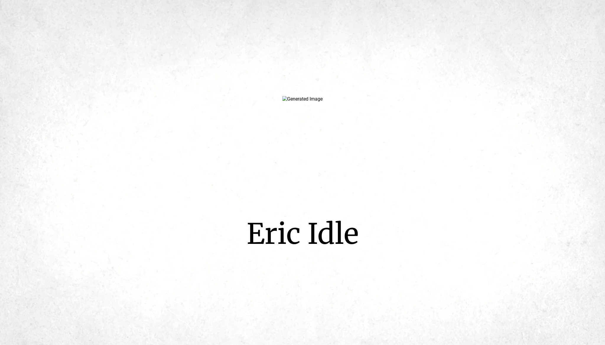 Eric Idle (autor książki "Monty Python. Autobiografia według Monty ...